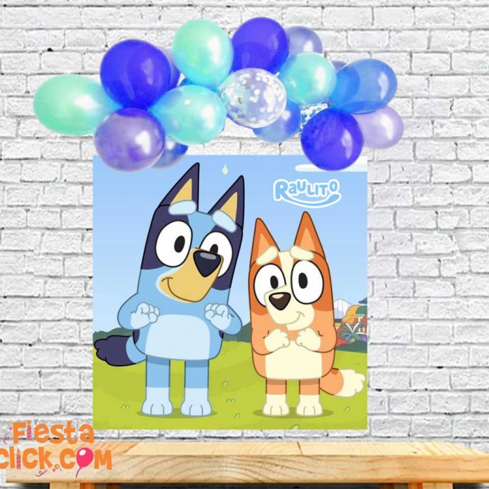 Bluey Banner Personalizado