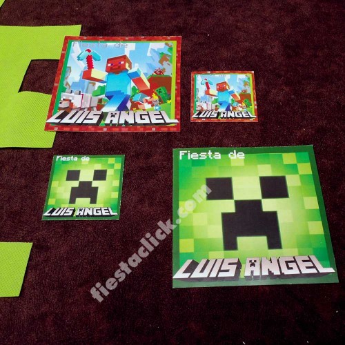 ⇨ 【 Fiesta temática de Minecraft 】Personaliza al mejor precio